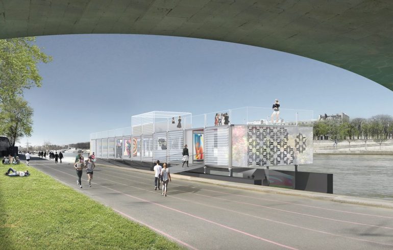 Fluctuart, le premier centre d’art urbain flottant au monde ouvre à ...